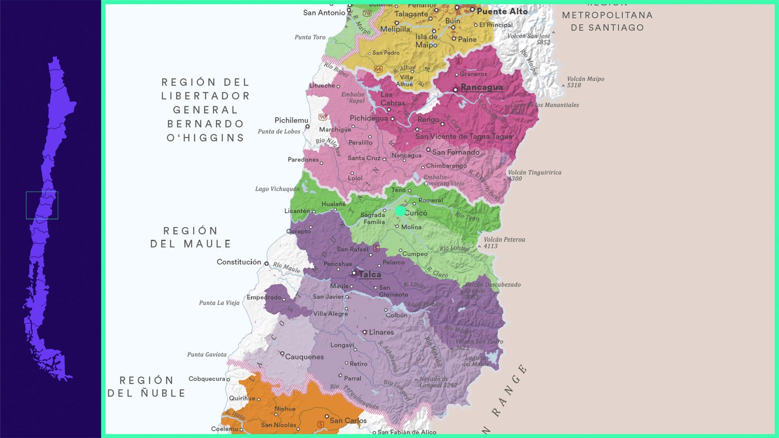 Wine Regions Map – Wines of Chile