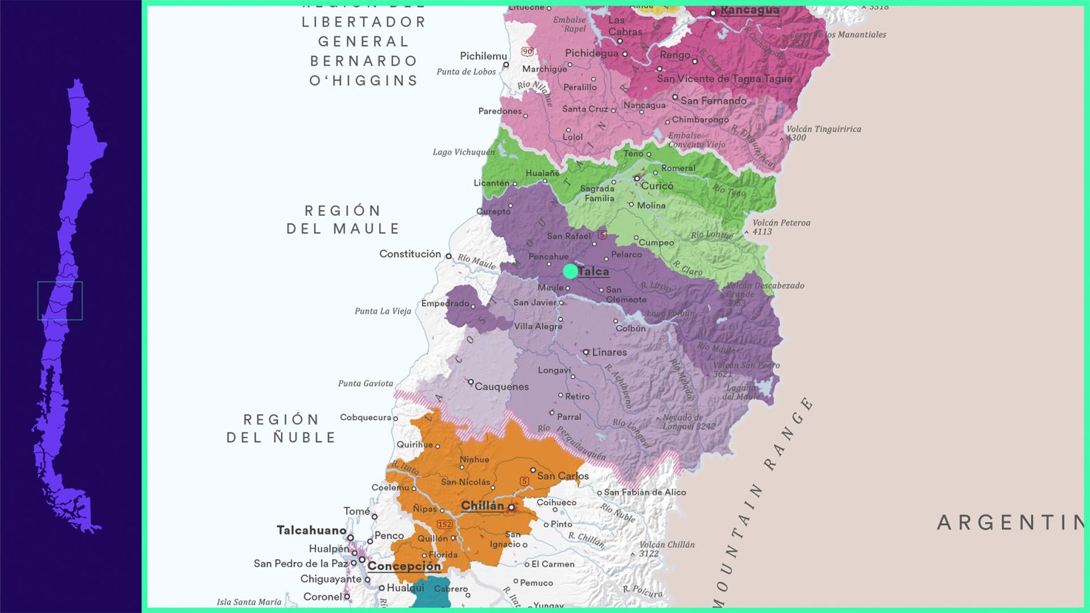 Winegrowing Regions – Wines of Chile